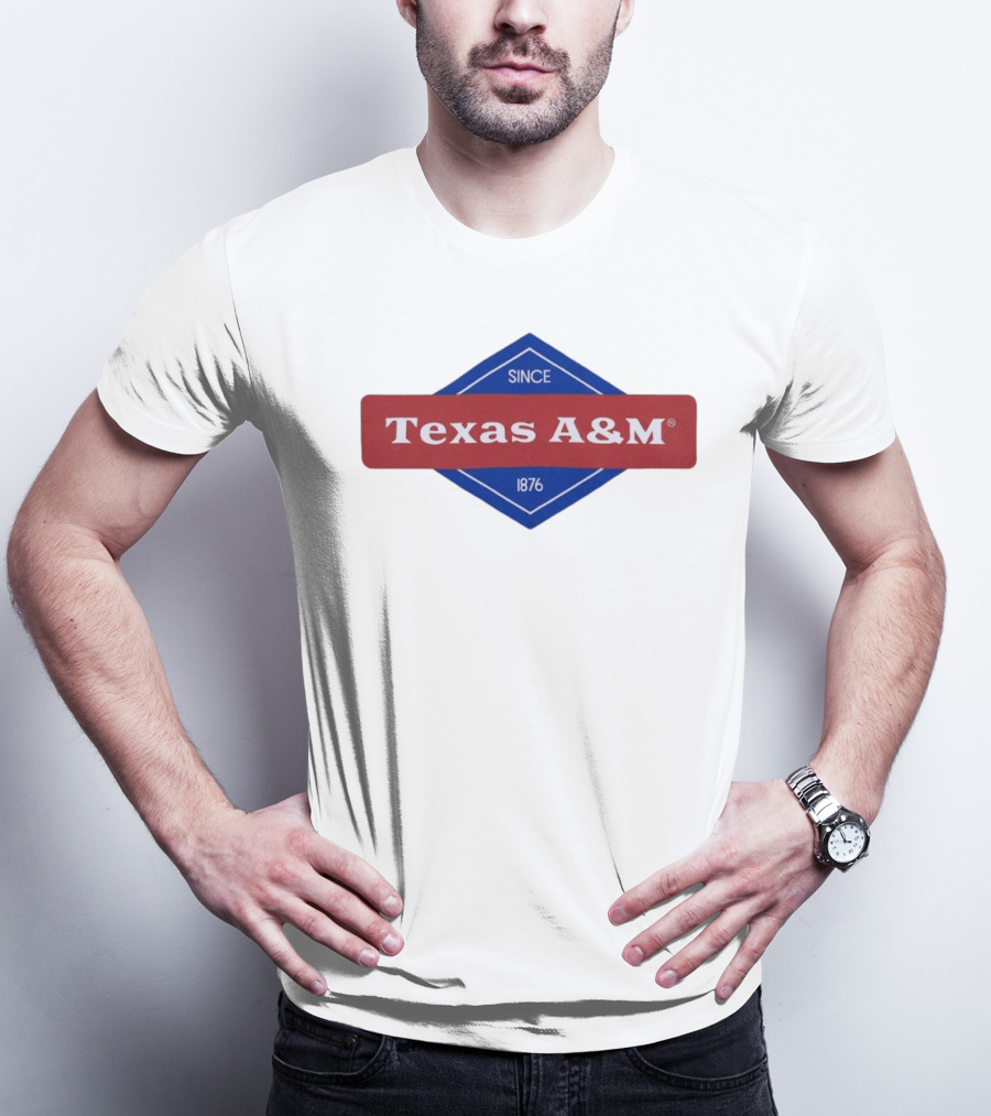 Texas A&M Since 1876 Diamond Logo T-Shirt