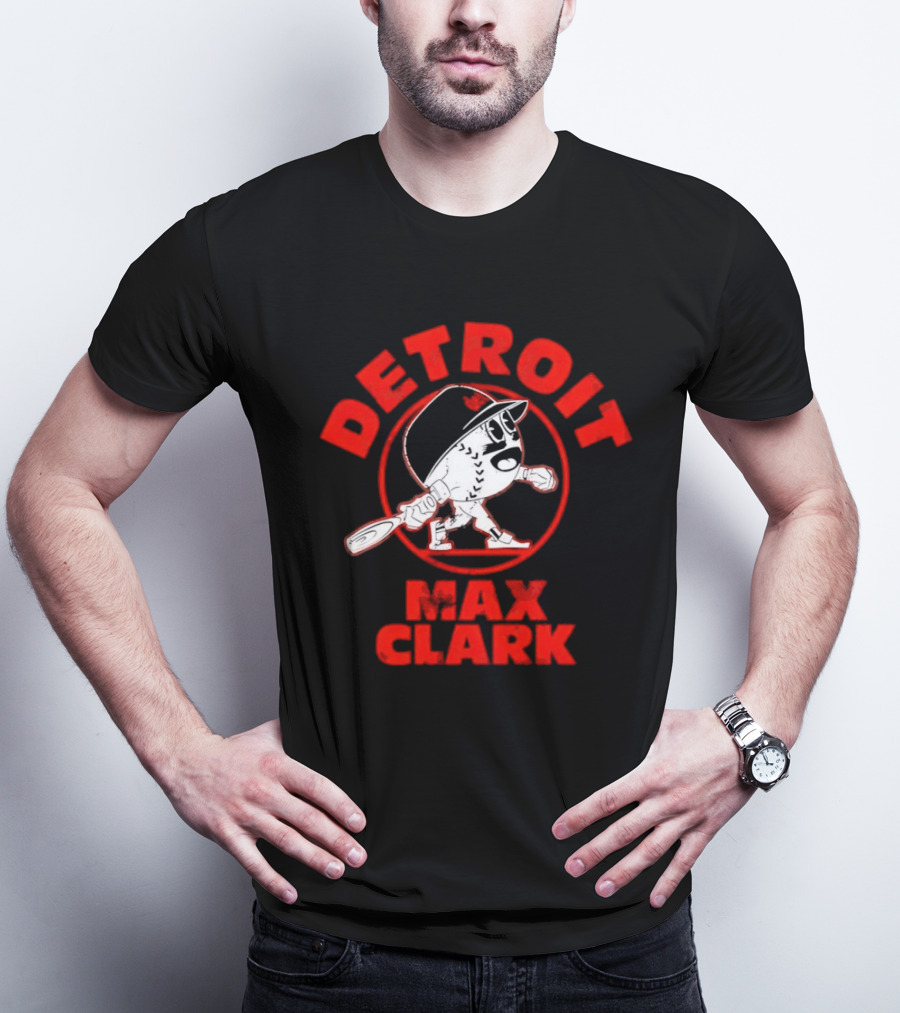 Detroit Tigers Max Clark Baseball Buddies T-Shirt