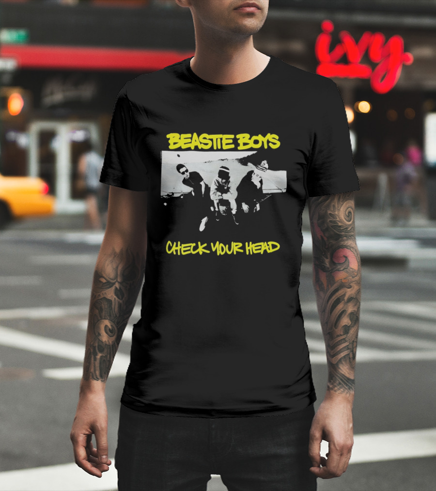 Beastie Boys Check Your Head Album Cover Yellow T-Shirt