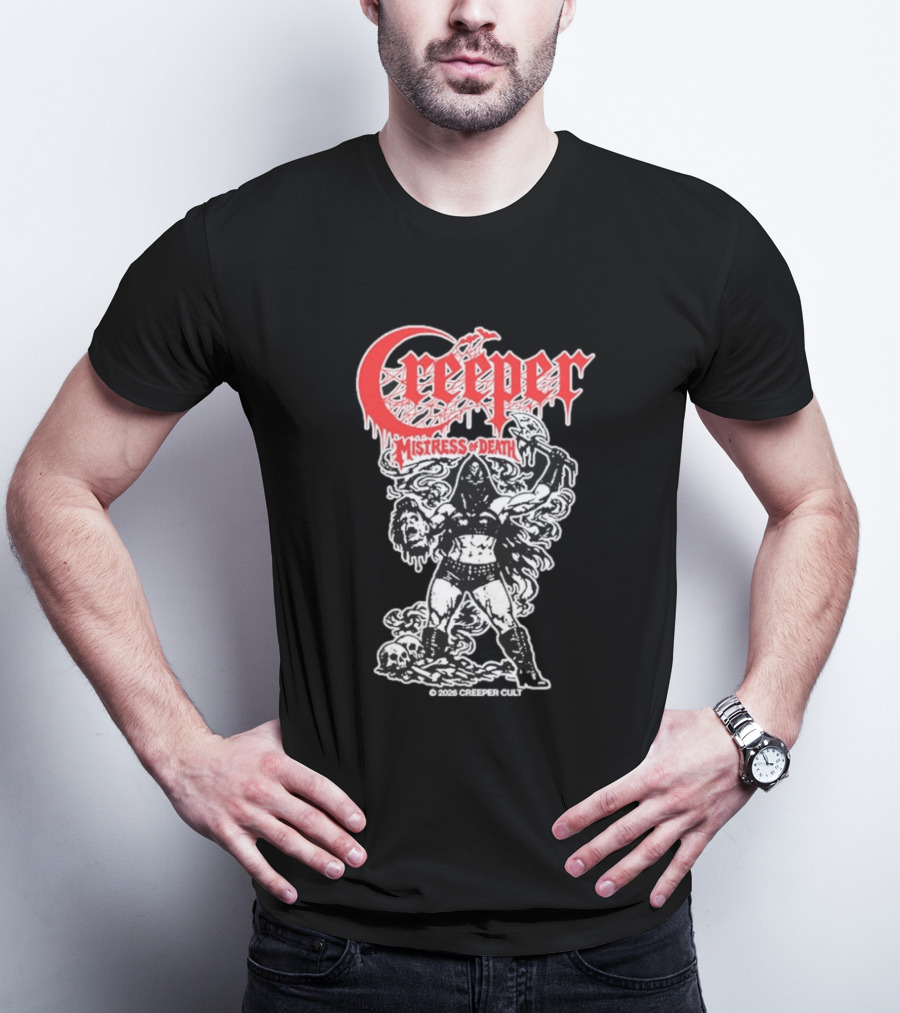 Creeper Mistress Of Death Creepercult 2023 T-Shirt