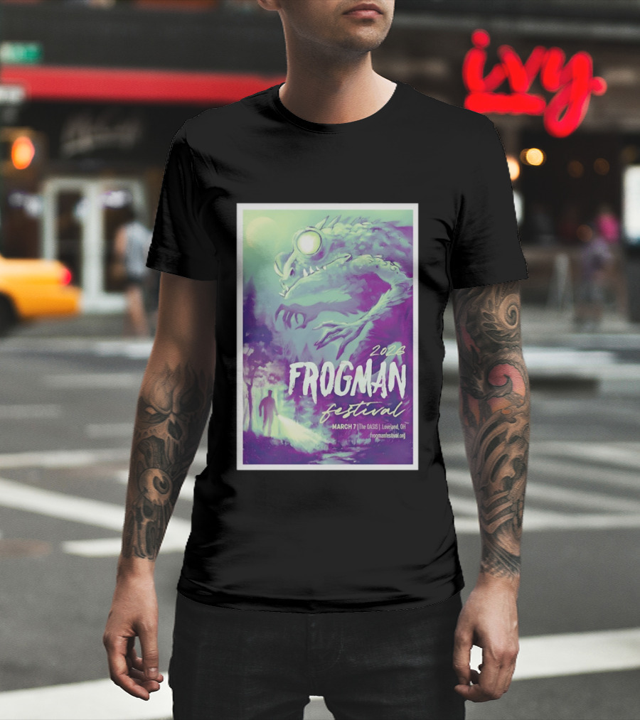 2026 Frogman Festival Loveland OH March 7 At The Oasis T-Shirt