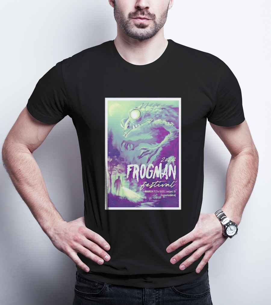 2026 Frogman Festival Loveland OH March 7 At The Oasis T-Shirt
