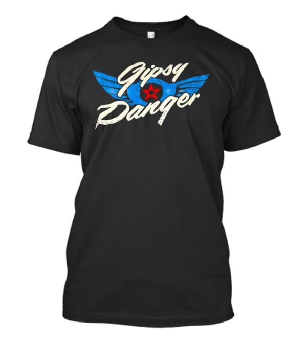 Gipsy Danger Blue Wings Red Star T-Shirt