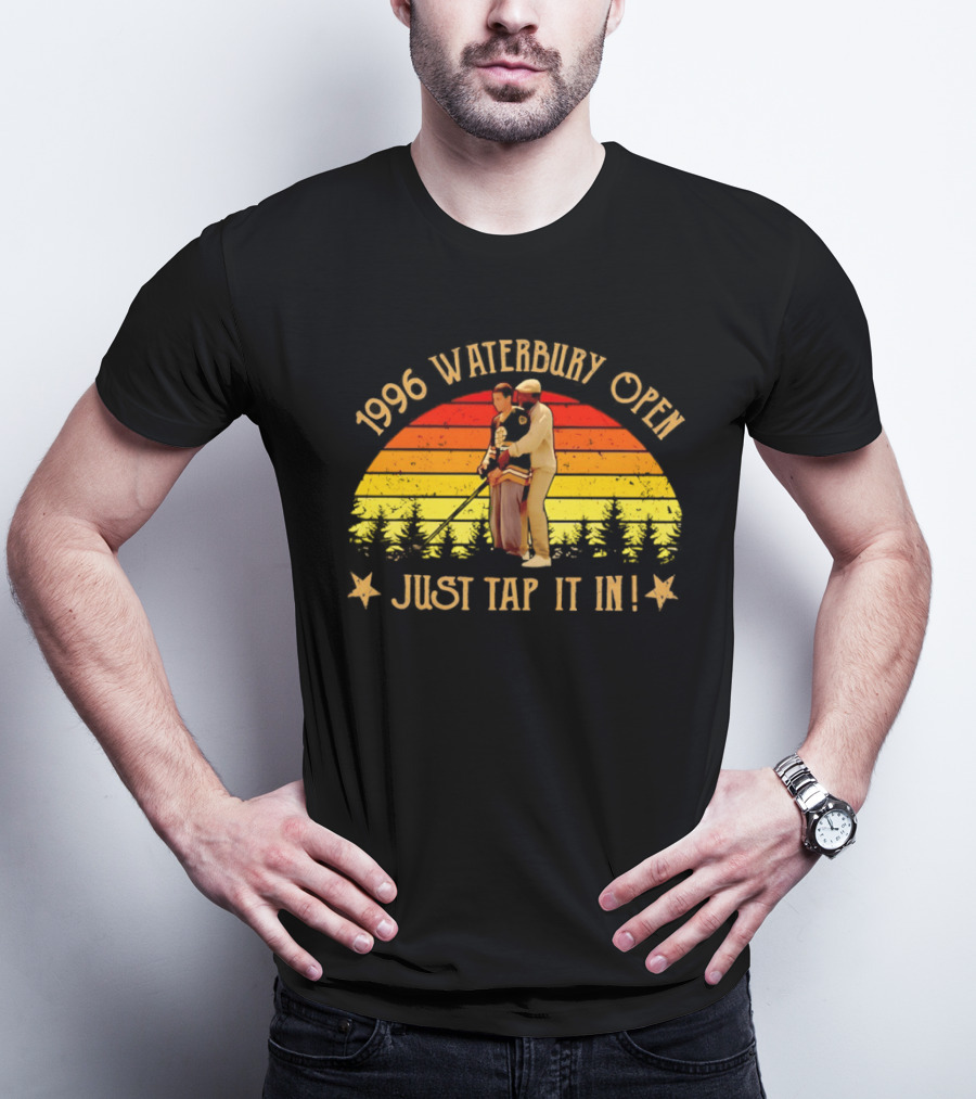 1996 Waterbury Open Just Tap It In Sunset T-Shirt