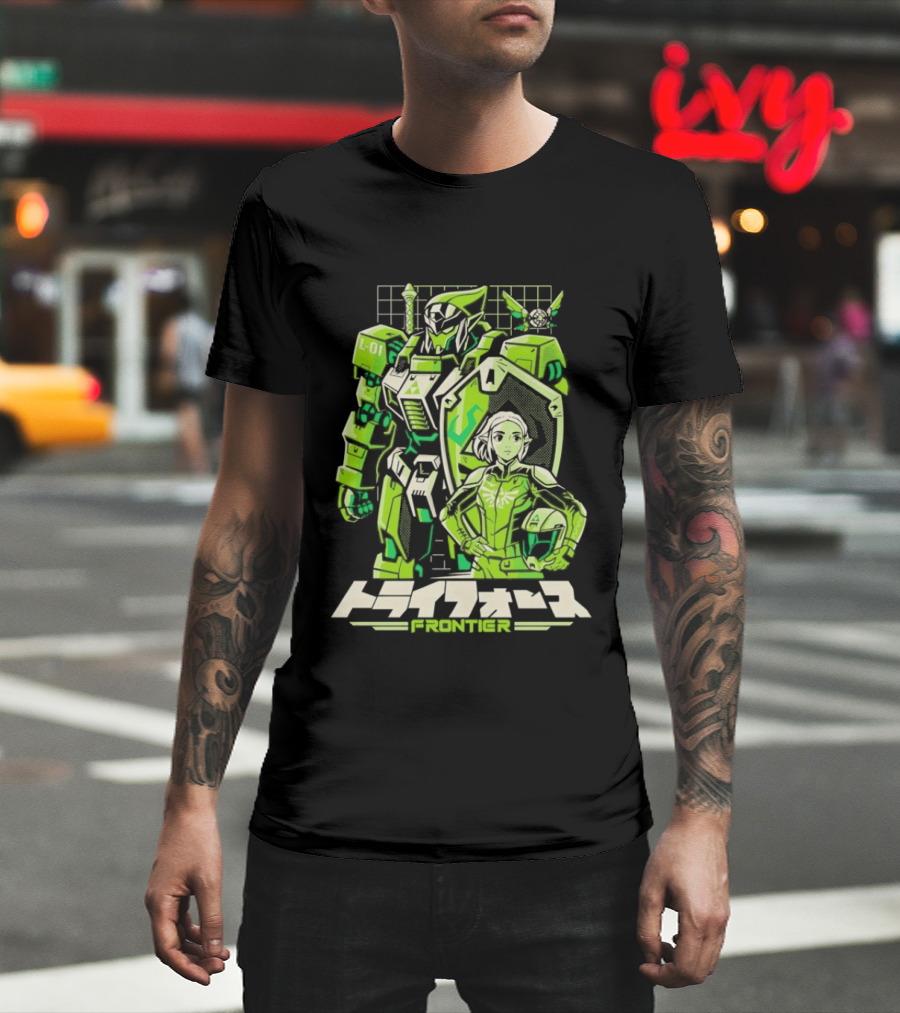 Hylian Mecha Triad Frontier Triforce L 01 Japanese T-Shirt