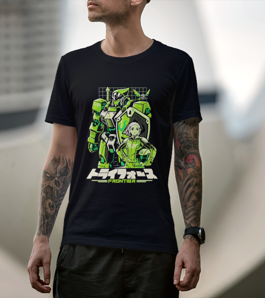 Hylian Mecha Triad Frontier Triforce L 01 Japanese T-Shirt