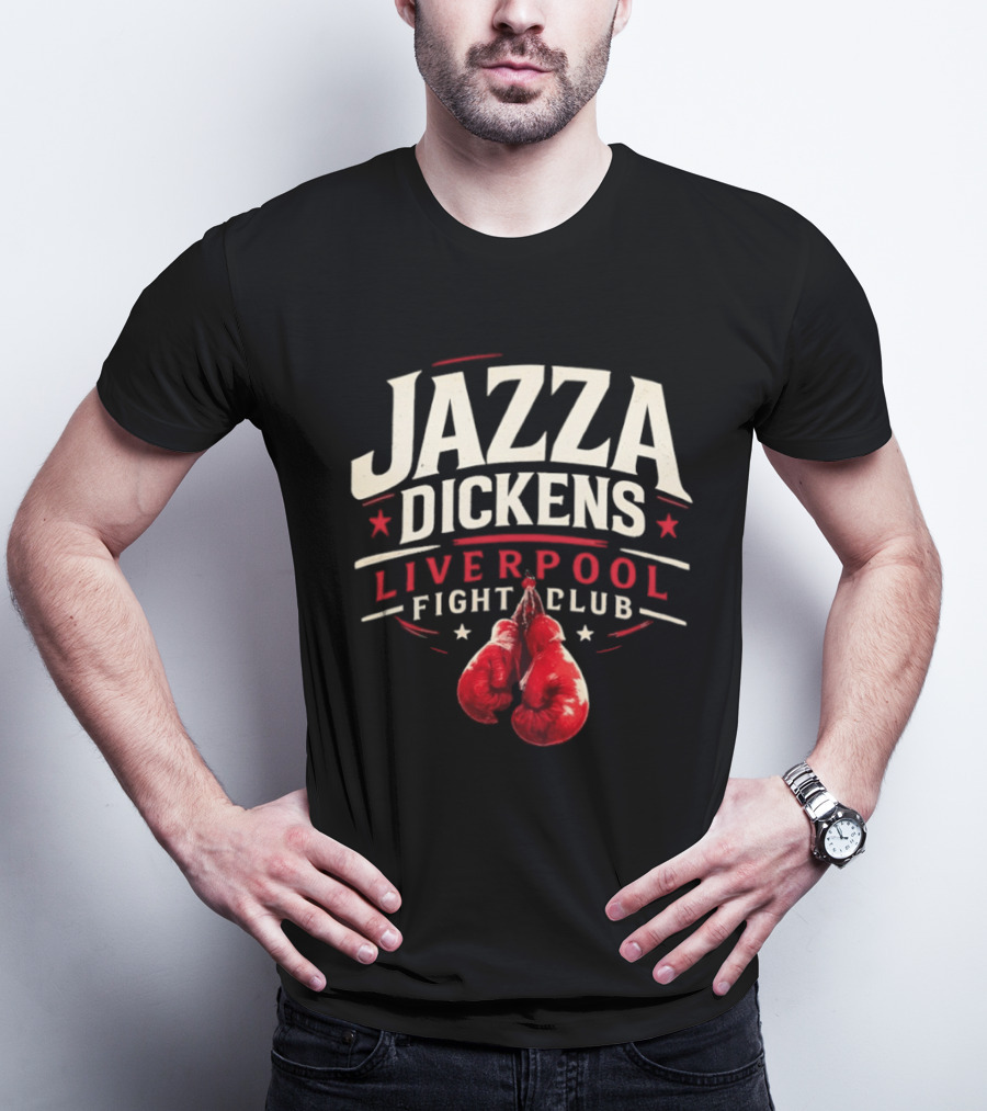 Jazza Dickens Liverpool Fight Club Boxing Gloves T-Shirt