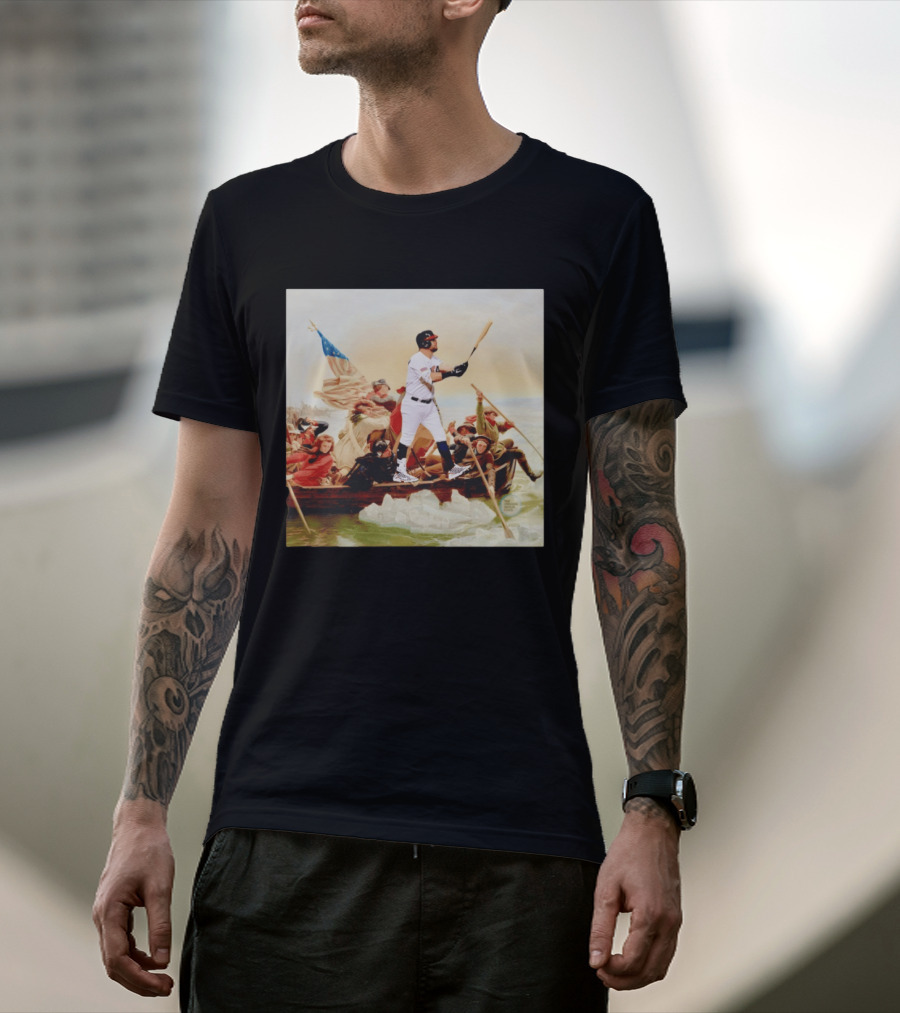 Kyle Schwarber USA Baseball Team Washington Crossing The Delaware T-Shirt