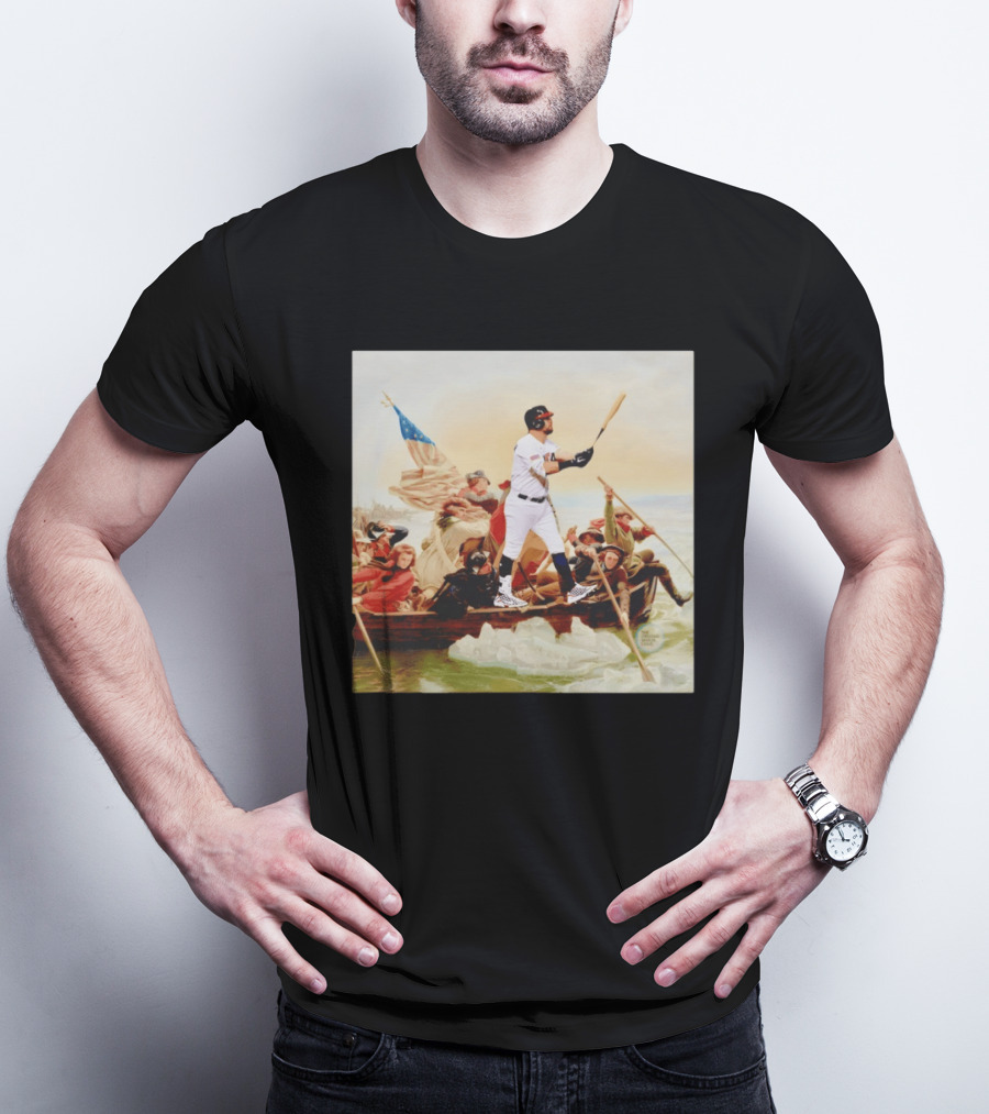 Kyle Schwarber USA Baseball Team Washington Crossing The Delaware T-Shirt