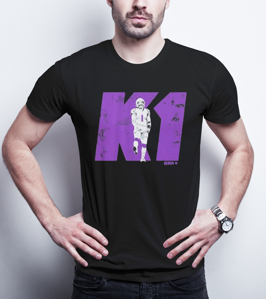 Kyler Murray K1 Purple Football Minnesota Player T-Shirt