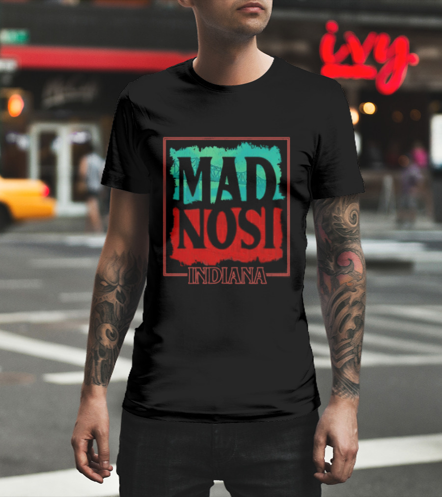 Madison Indiana Bridge Building Stranger Things T-Shirt