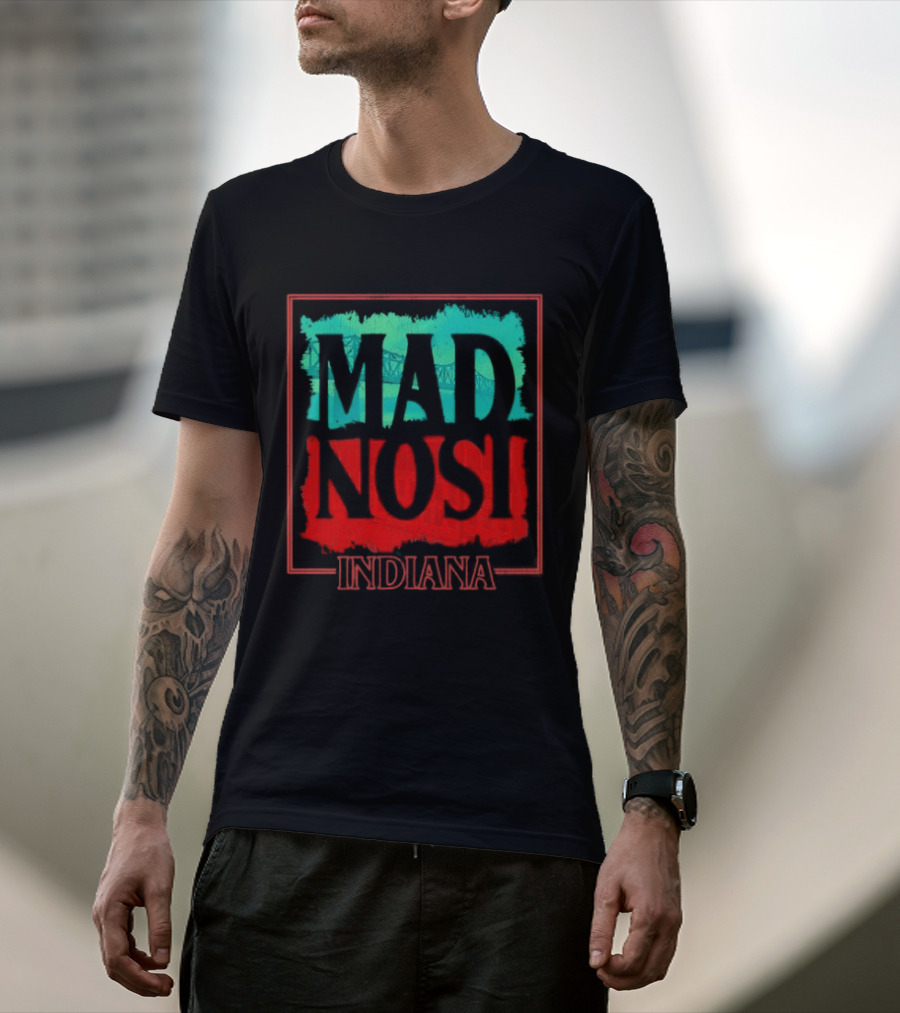 Madison Indiana Bridge Building Stranger Things T-Shirt