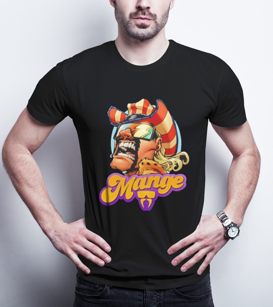Mange 2nd Chance Campaign Mange Big Face T-Shirt