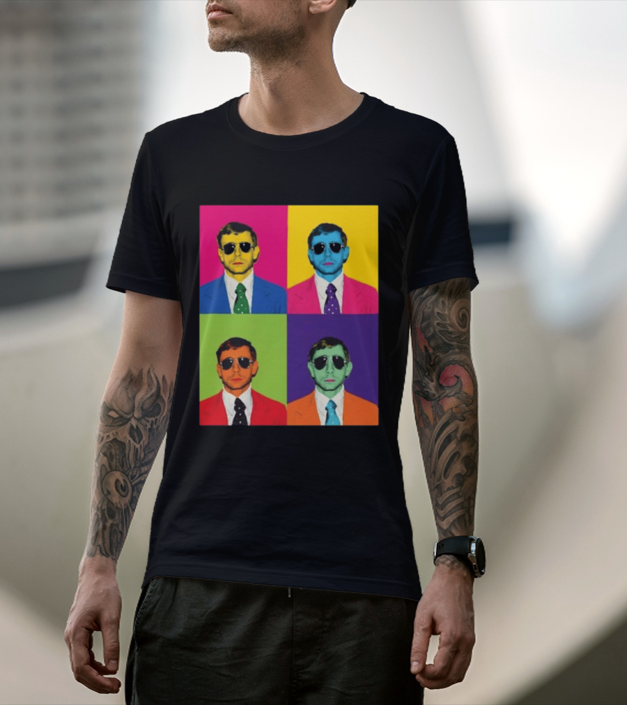 Mike Vining Pop Art Style Multicolor T-Shirt