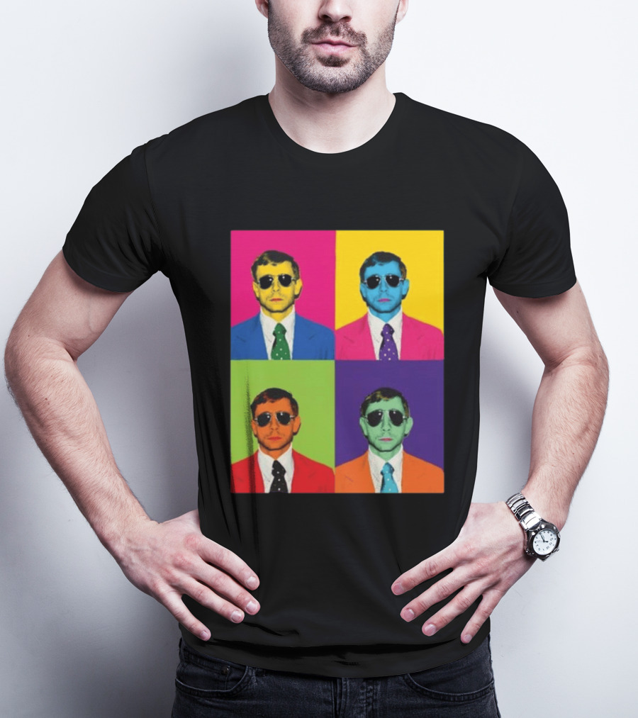 Mike Vining Pop Art Style Multicolor T-Shirt