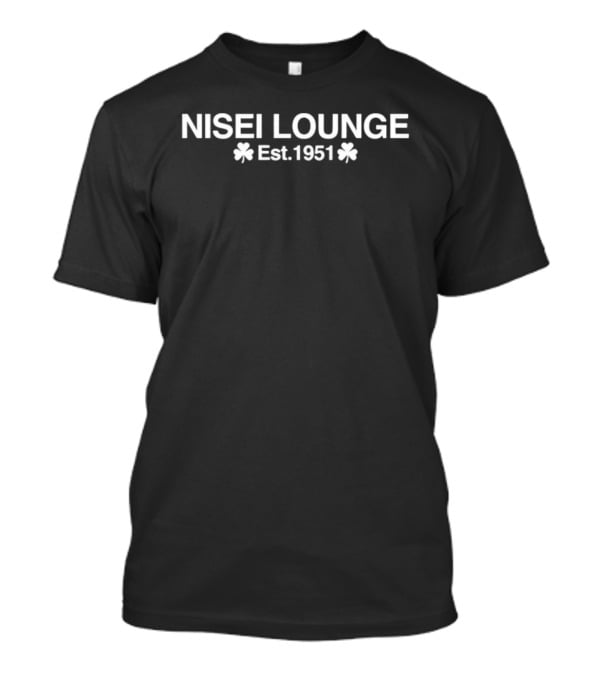 Nisei Lounge Est 1951 Shamrock St Patrick's Day Celebration T-Shirt