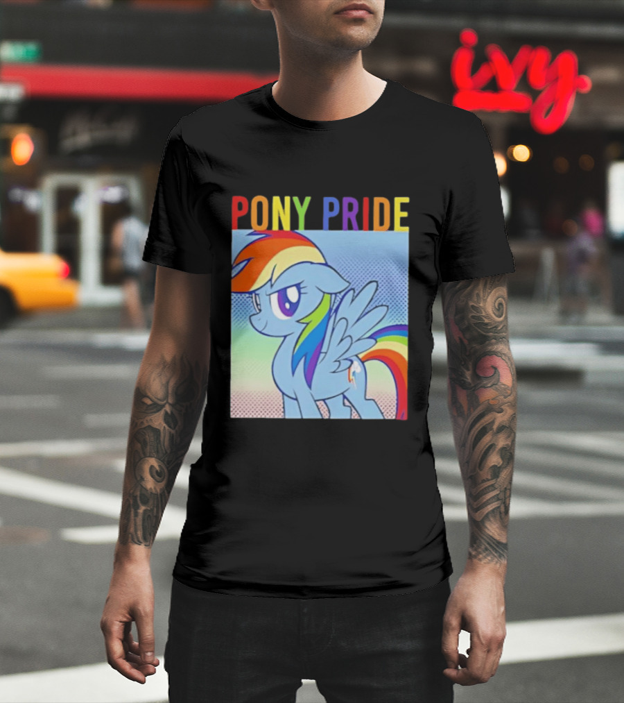 Rainbow Dash Pony Pride My Little Pony Rainbow T-Shirt