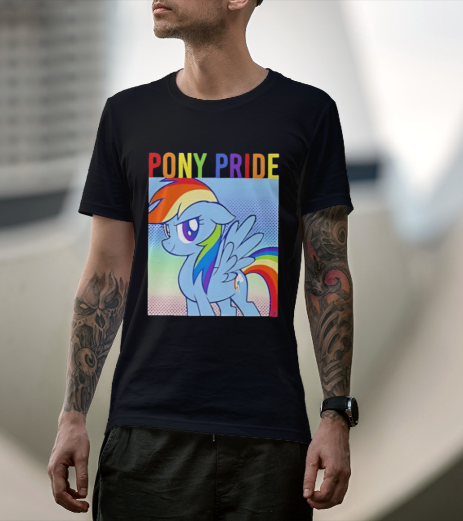 Rainbow Dash Pony Pride My Little Pony Rainbow T-Shirt