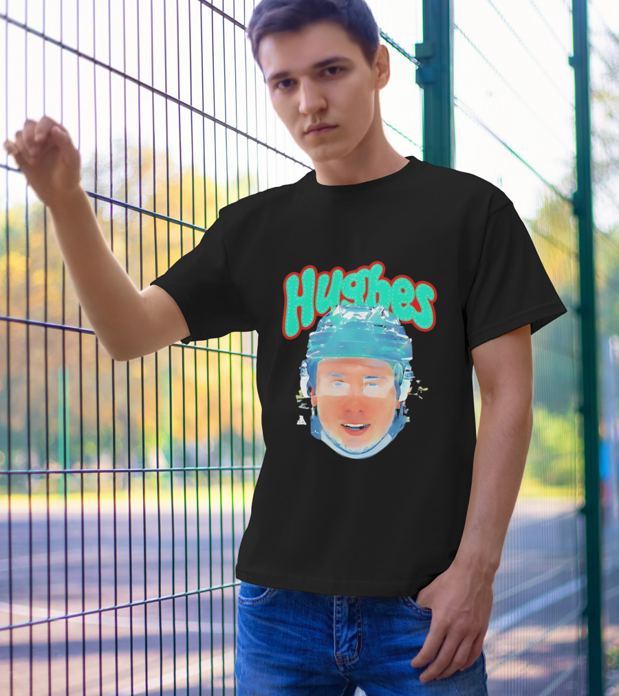Quinn Hughes 43 Hughes Minnesota Wild Big Head 2026 T-Shirt