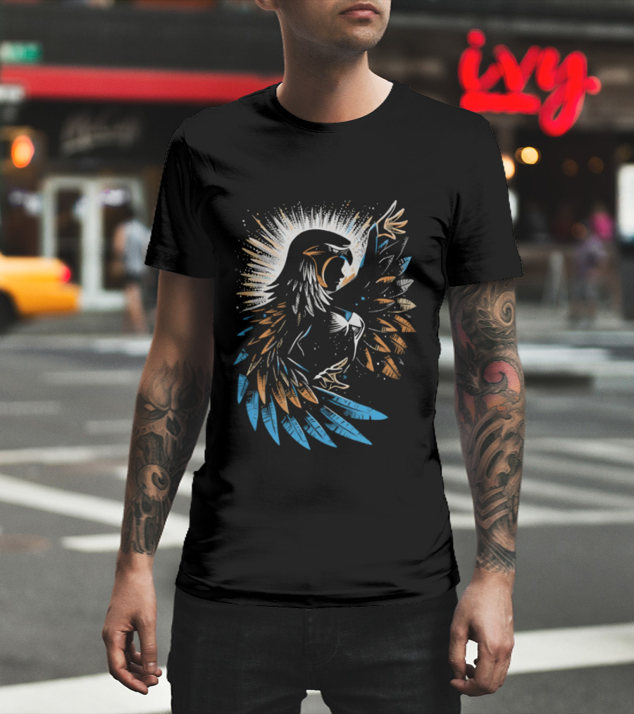 Sorceress Of Castle Grayskull The Falcon Sorceress Bold Colorful Bird T-Shirt