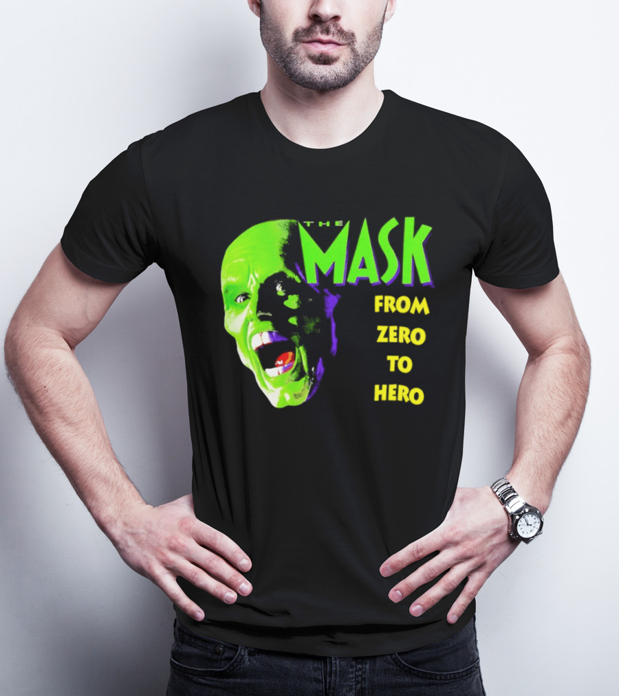 The Mask Movie From Zero To Hero Face T-Shirt