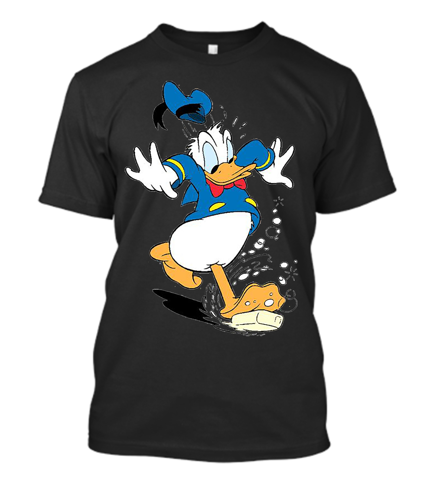 Just A Woman Who Loves Duck Donald Duck Classic Character Enthusiast T-Shirt