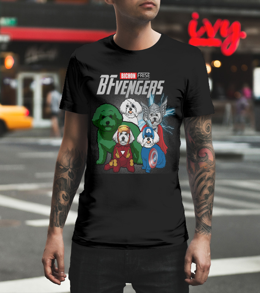 Bichon Frise BFvengers T-Shirt