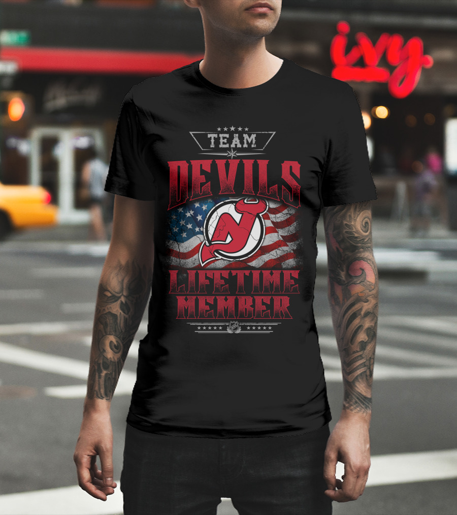 Team Devils Lifetime Member T-Shirt