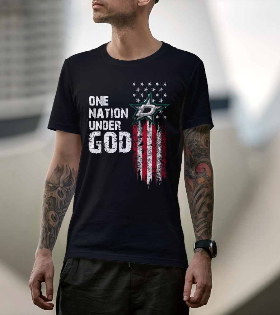 One Nation Under God Dallas Stars T-Shirt