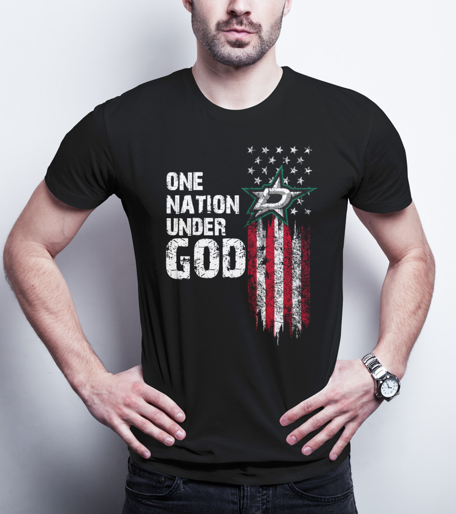 One Nation Under God Dallas Stars T-Shirt