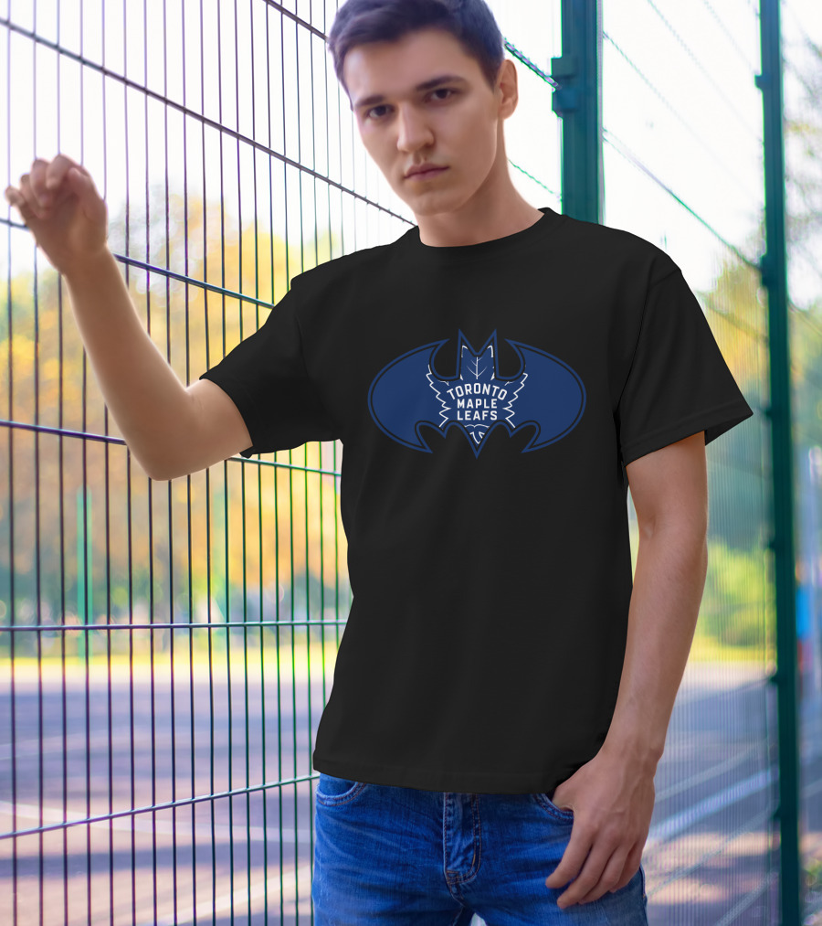Toronto Maple Leafs Batman T-Shirt