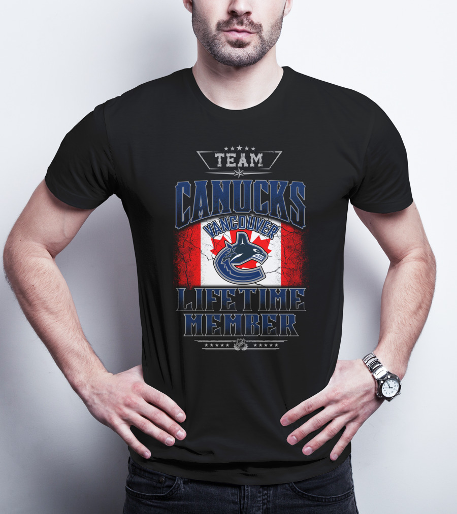 Team Canucks Vancouver Lifetime Member T-Shirt