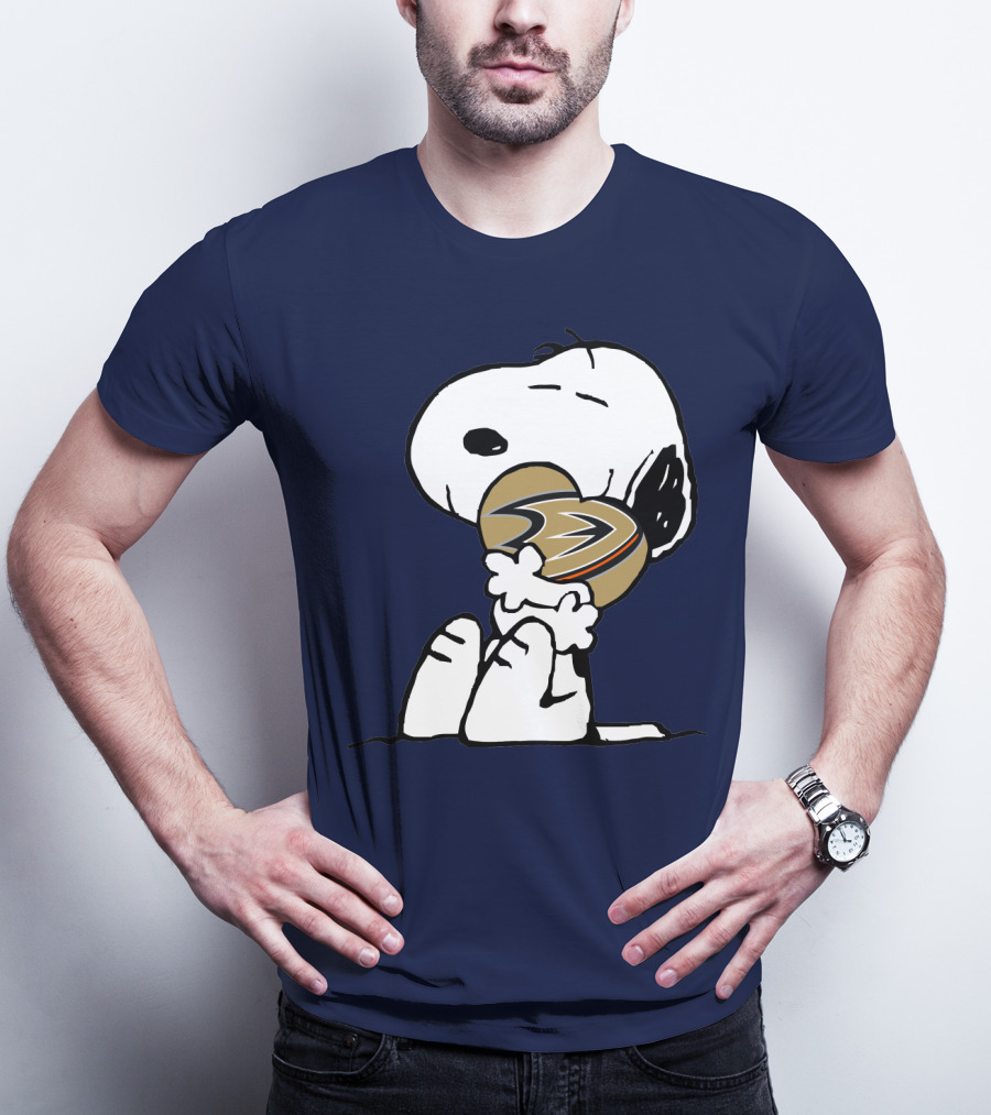 Anaheim Ducks Snoopy Hockey T-Shirt