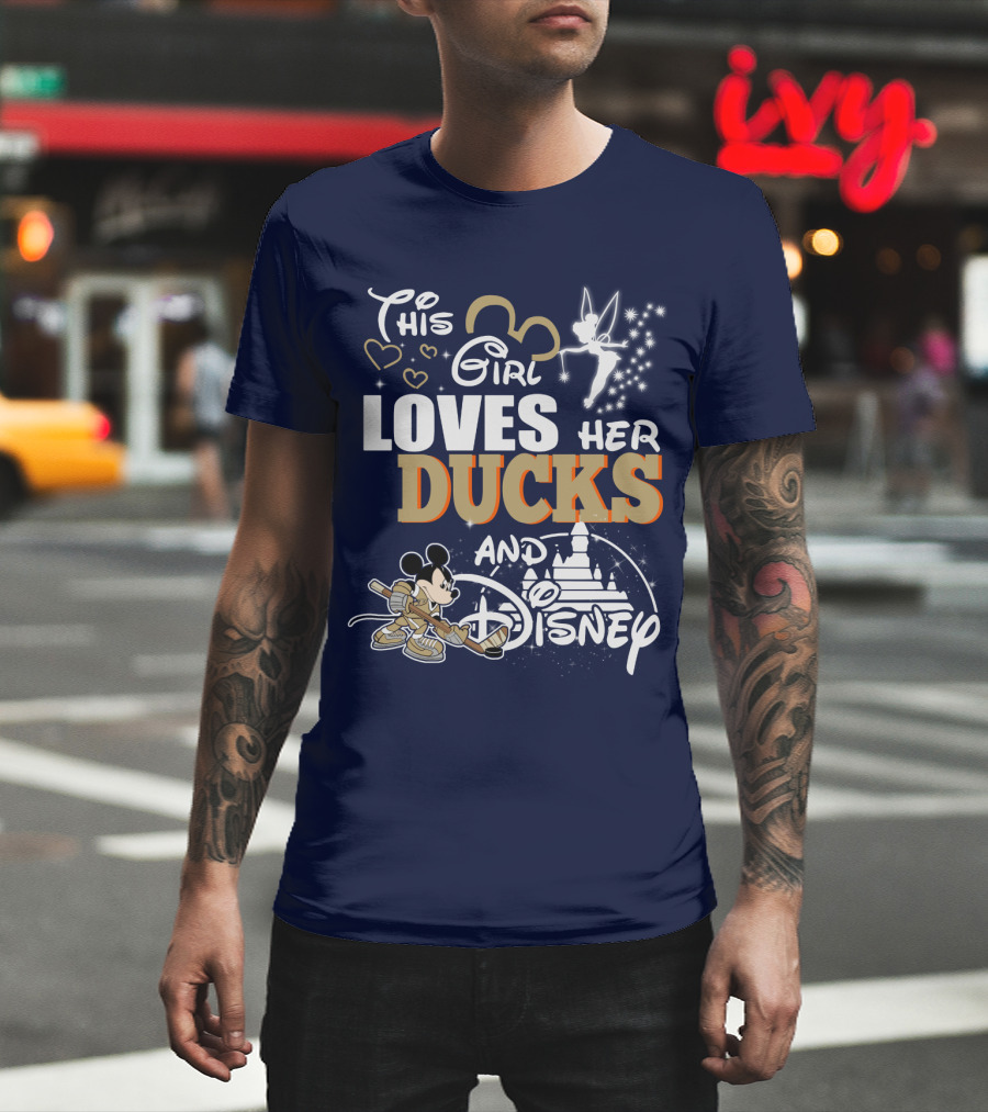 This Girl Loves Her Ducks And Disney T-Shirt