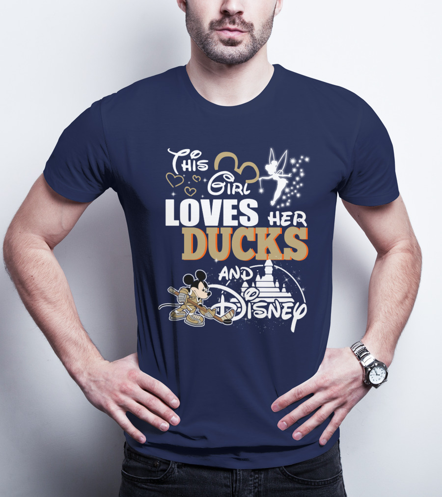 This Girl Loves Her Ducks And Disney T-Shirt