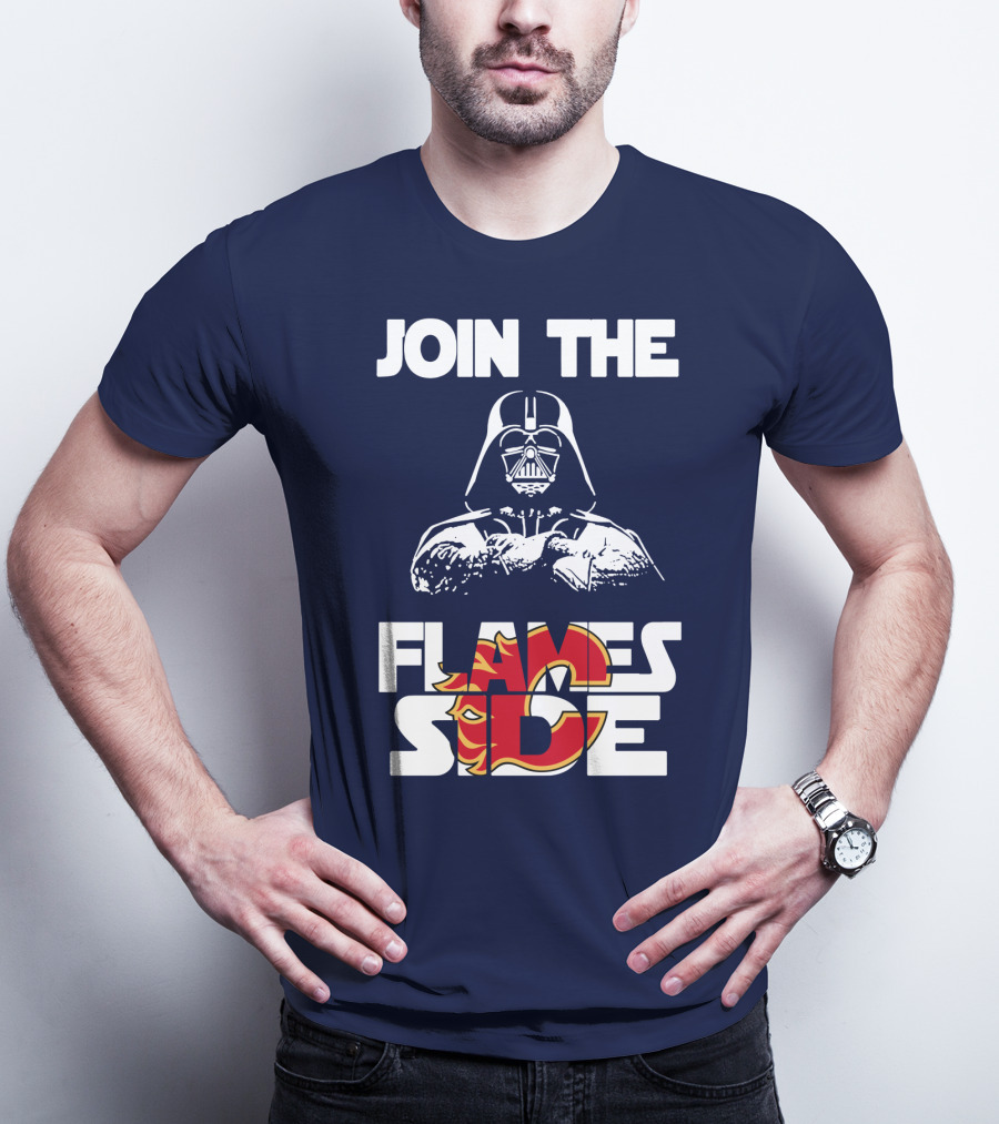 Join The Flames Side Calgary Flames T-Shirt