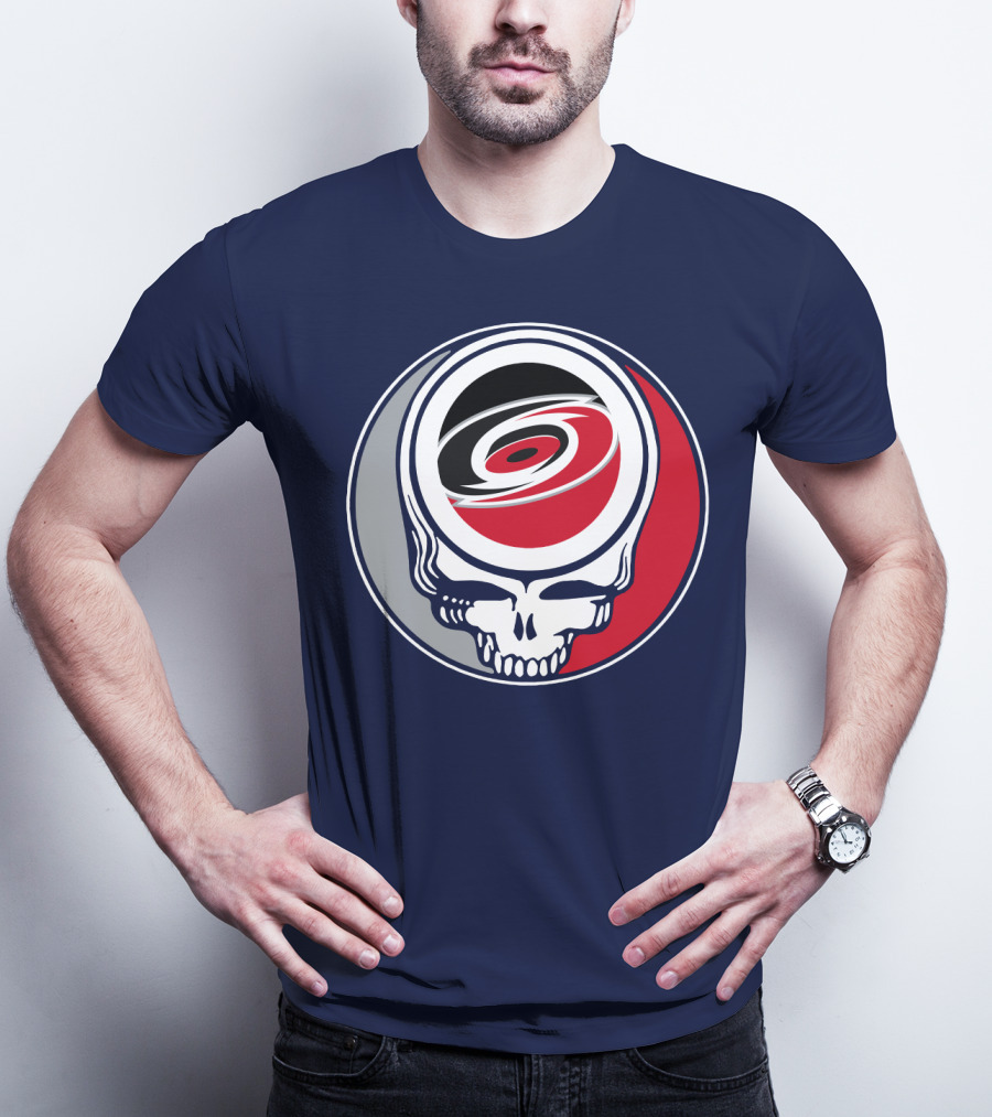 Carolina Hurricanes Grateful Dead Skull T-Shirt