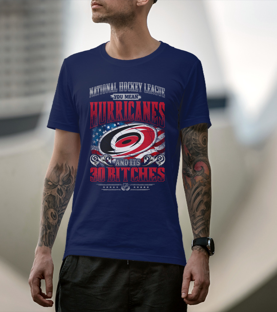 National Hockey League You Mean Hurricanes And Its 30 Bitches T-Shirt