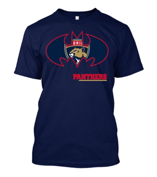 Florida Panthers Bat Symbol Badge T-Shirt