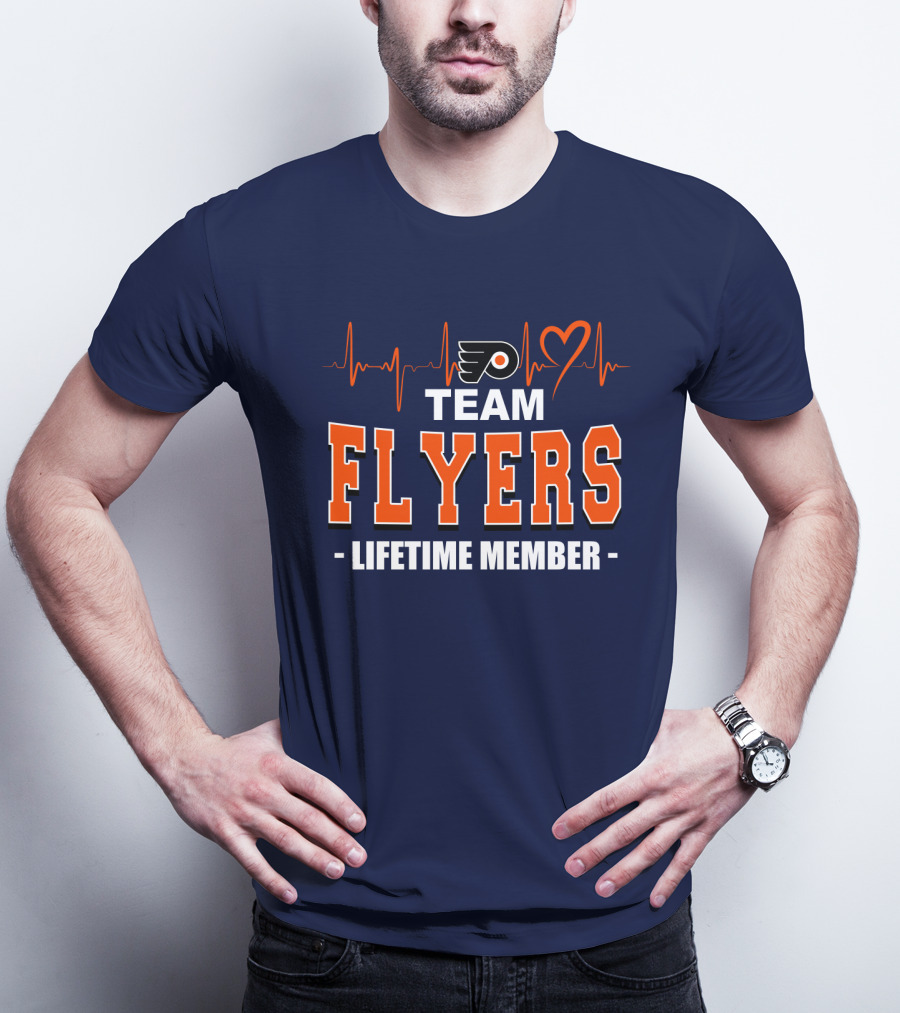 Team Flyers Philadelphia Lifetime Member T-Shirt