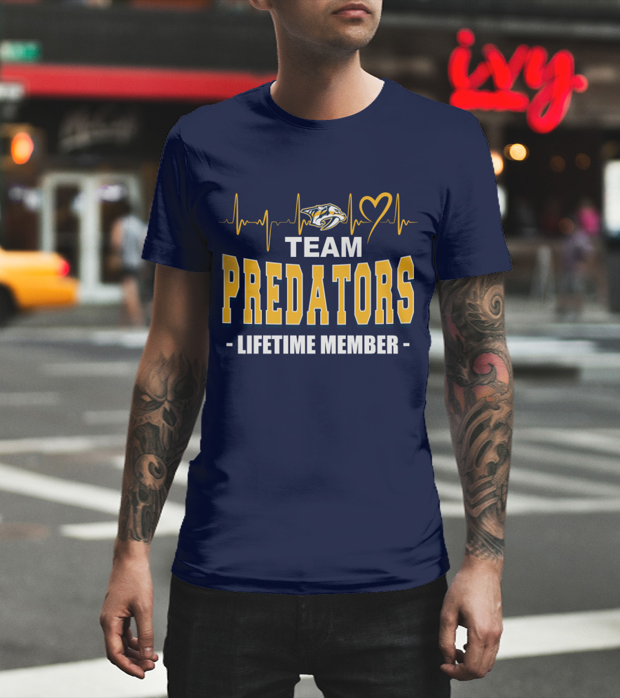 Team Predators Lifetime Member T-Shirt
