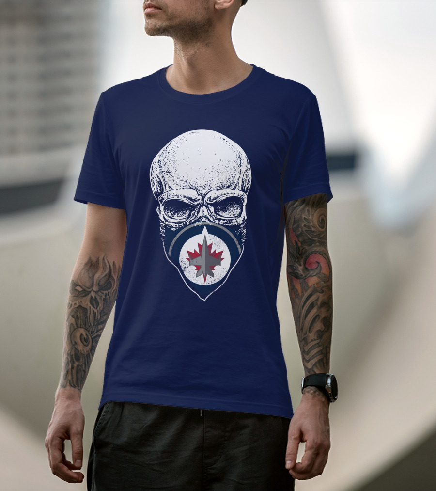 Winnipeg Jets Skull T-Shirt
