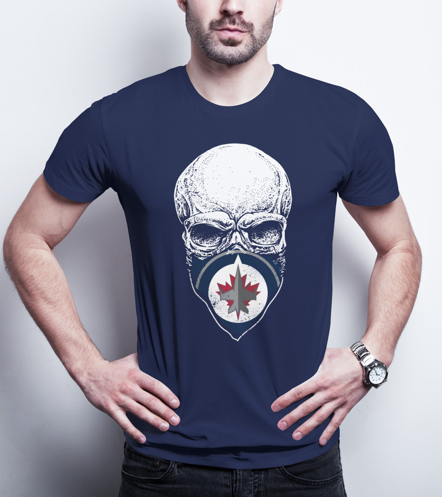 Winnipeg Jets Skull T-Shirt