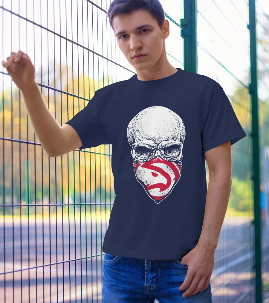 Atlanta Hawks Skull T-Shirt