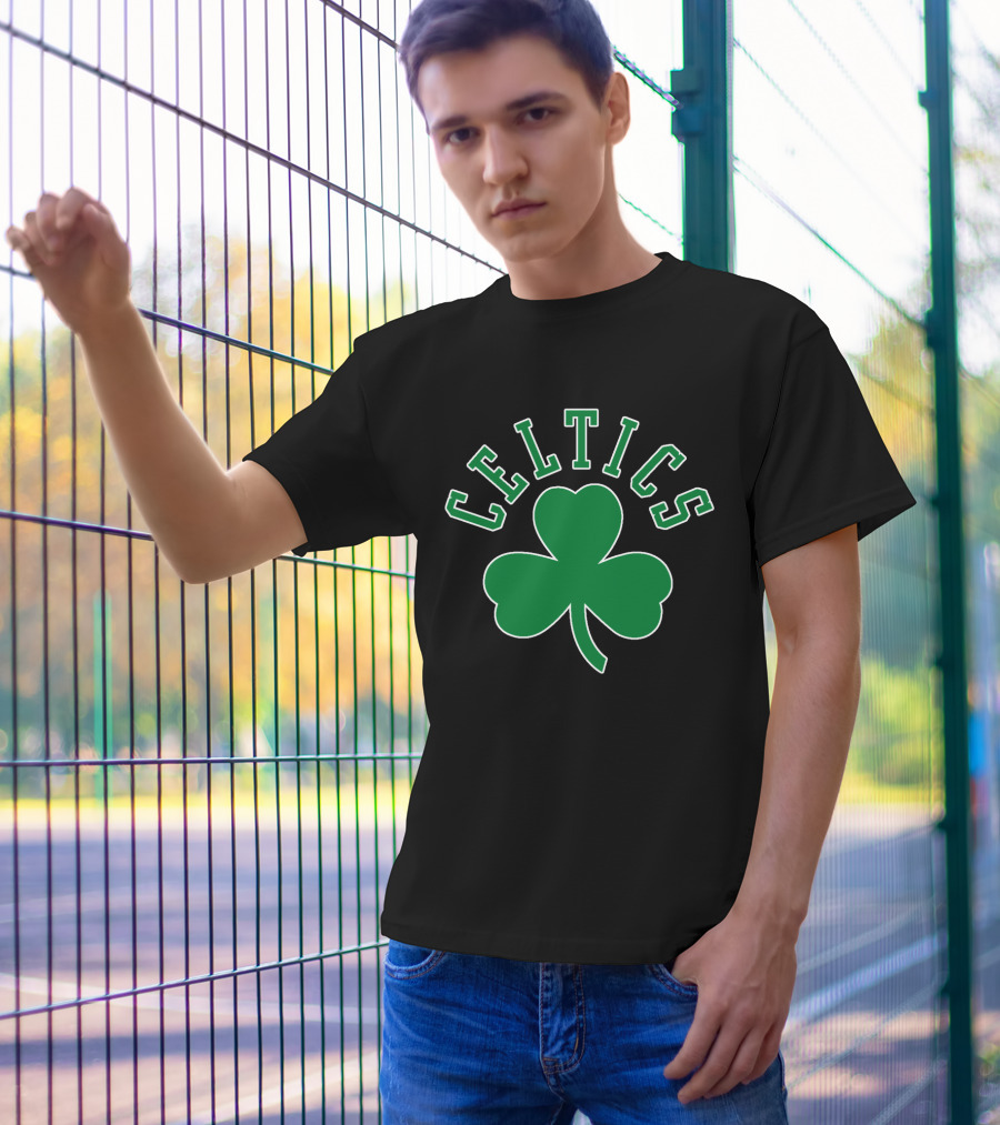 Boston Celtics Celtics Shamrock Iconic Nba Team T-Shirt