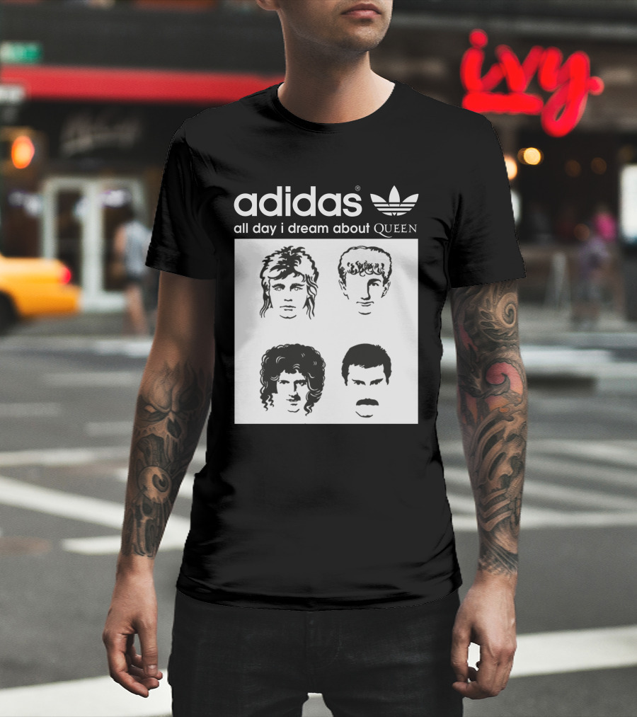 Queen Band Members Iconic Faces 19 T-Shirt