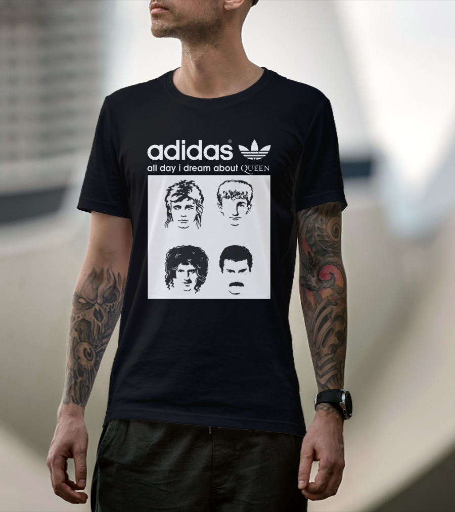 Queen Band Members Iconic Faces 19 T-Shirt