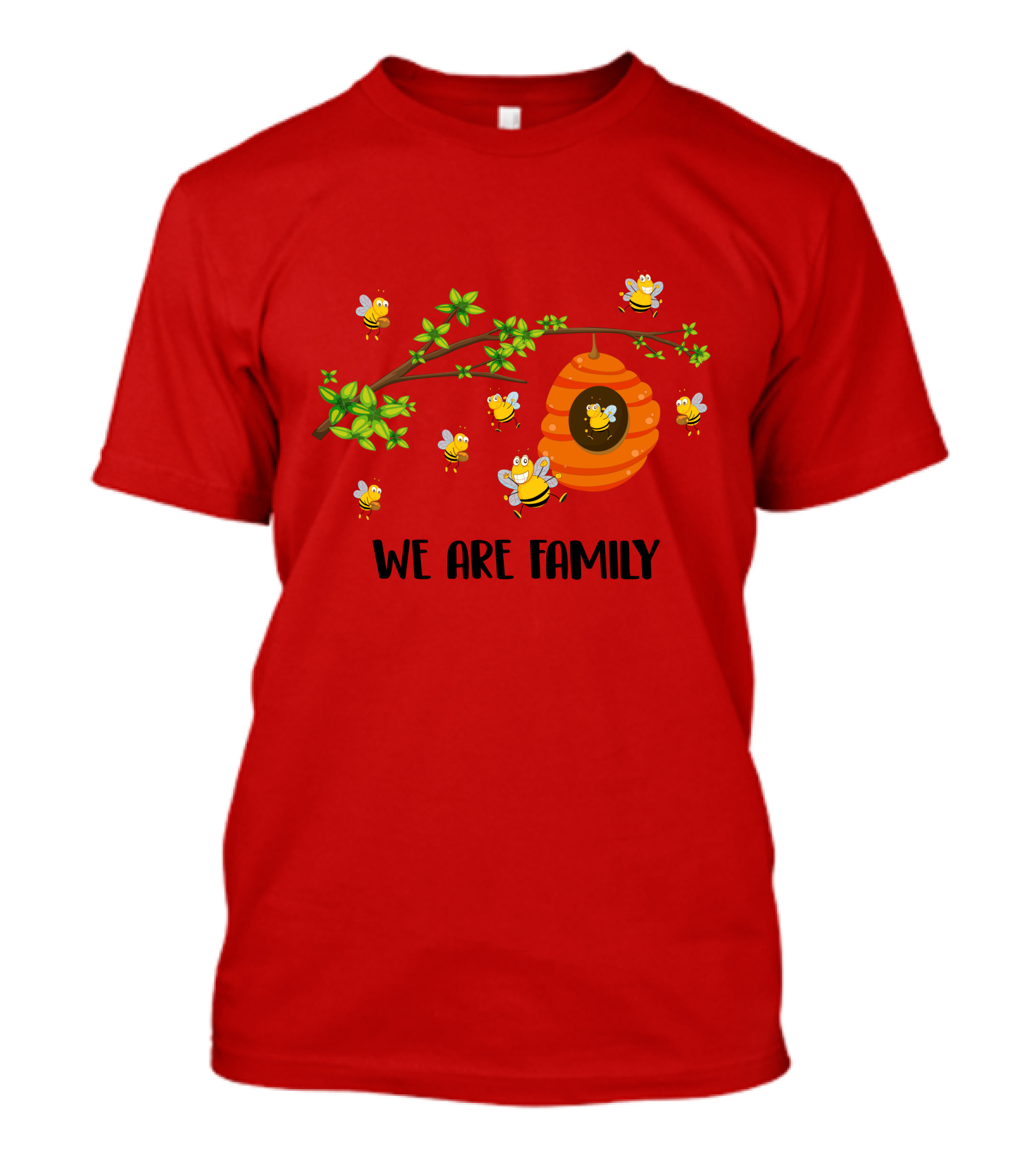 Bee We Are Family Friend Trip Vacation Party Hive Buzzing Community T-Shirt