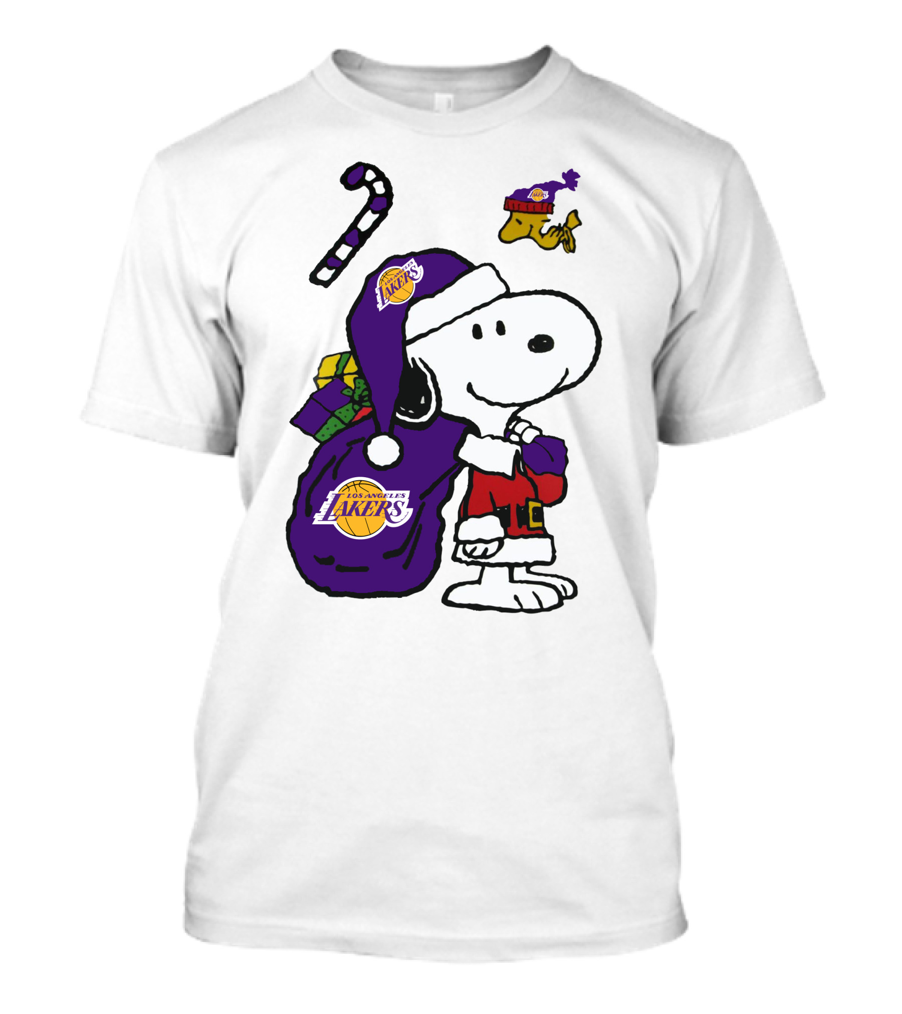 Los Angeles Lakers Snoopy Christmas Special T-Shirt