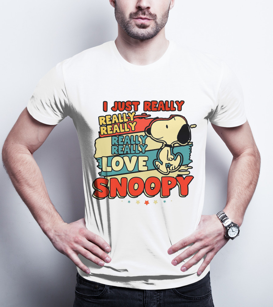 I Just Really Really Really Really Love Snoopy T-Shirt